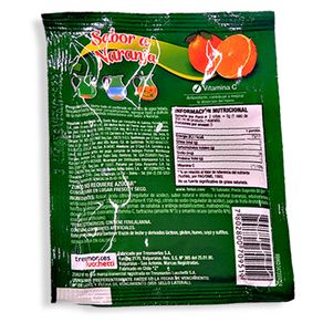 Refresco en Polvo sabor Naranja Zuko 25 Gr - IC Norte