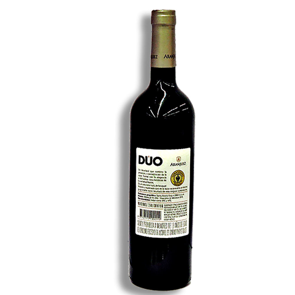 Vino Tinto Duo Aranjuez 750 Ml - IC Norte